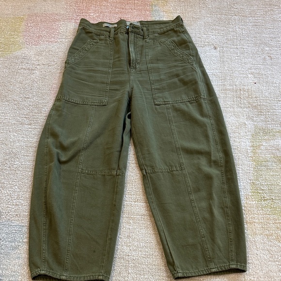 Target | Jeans | Target Womens Olive Cargo Barrel Jeans | Poshmark
